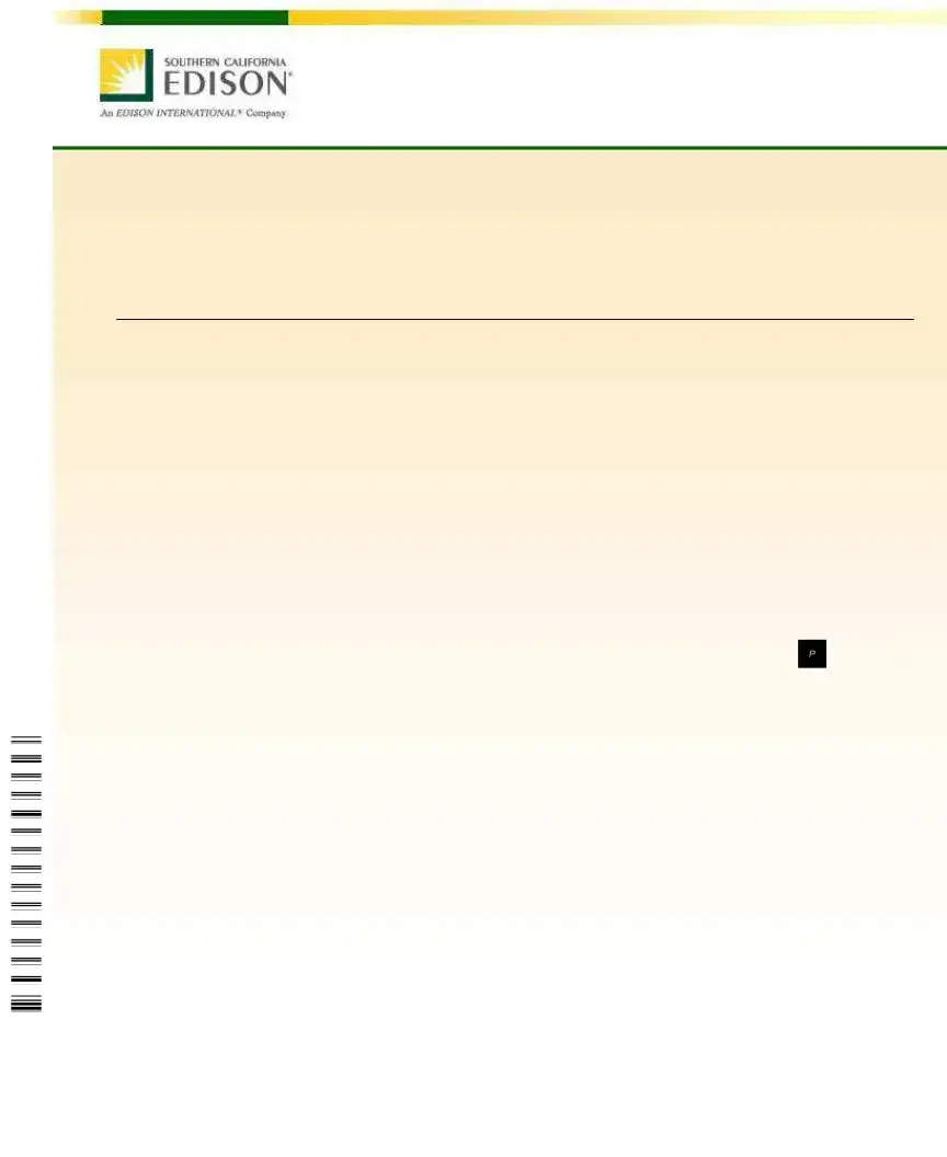Free Edison Electricity Bill Template - Simple PDF Form