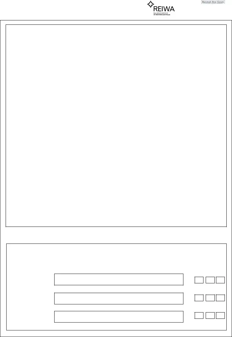 Free Reiwa Tenancy Application Template - Simple PDF Form