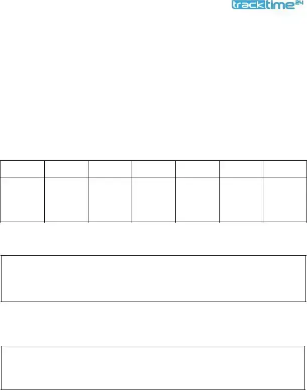 Free Employee Availability Template - Simple PDF Form